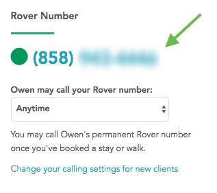 What are Rover phone numbers and how do I use them? – Help Center